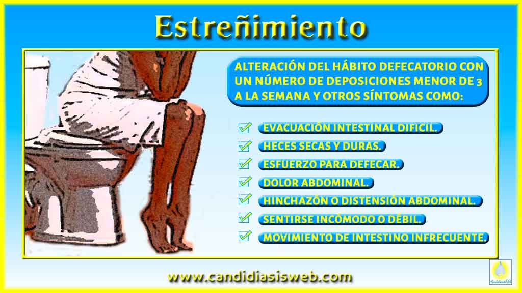 Síntomas de la candidiasis - Estreñimiento